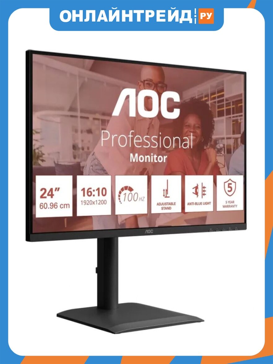 Монитор Aoc X24E4U 24" Black
