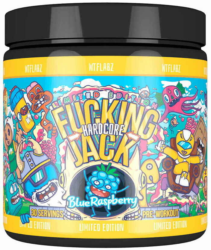Предтренировочный комплекс WTFLabz Fucking Jack Hardcore (195 гр) (ежевика)
