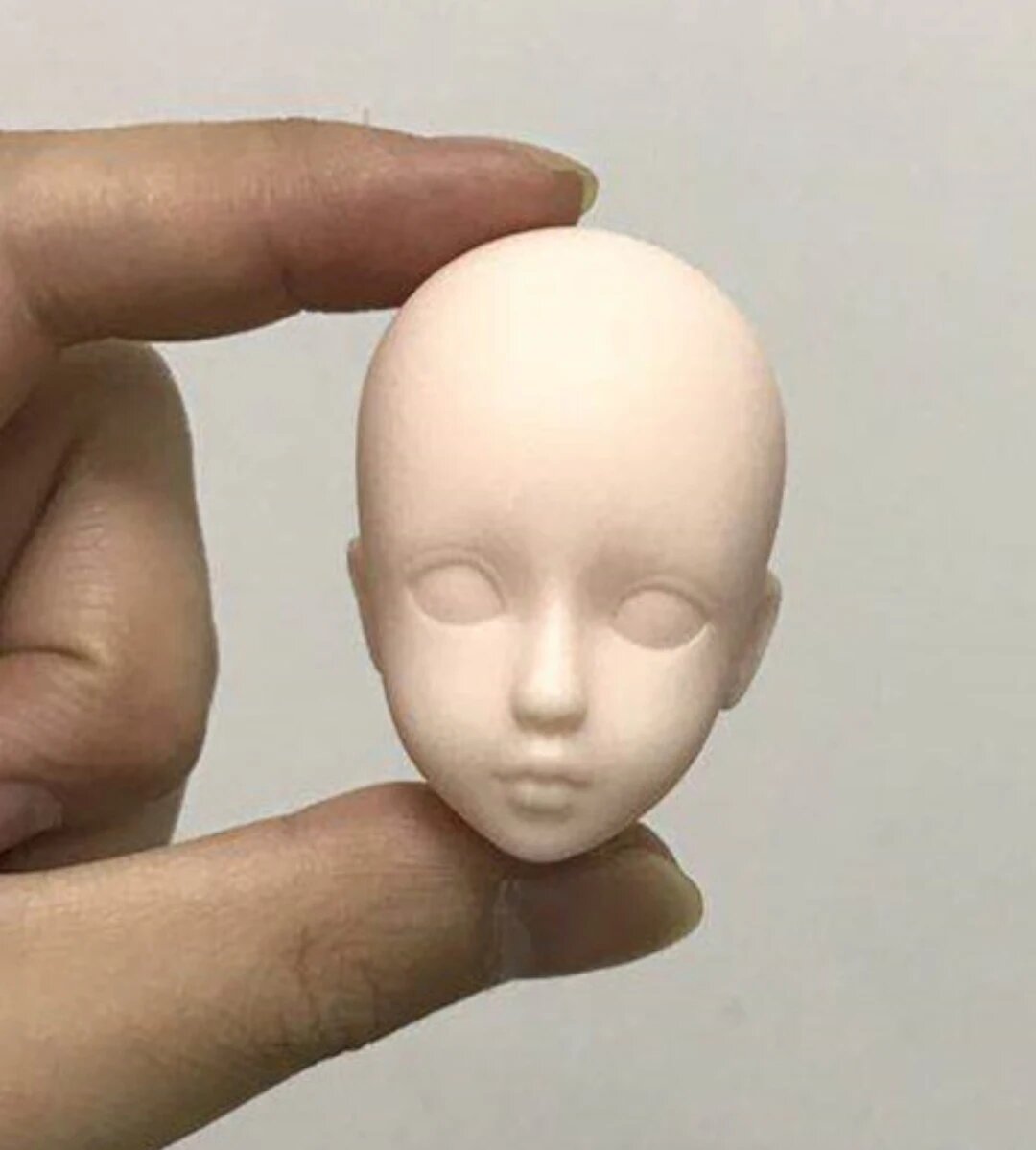 Кукольная голова 1/6 Sevrwell пластик без макияжа без глазного яблока