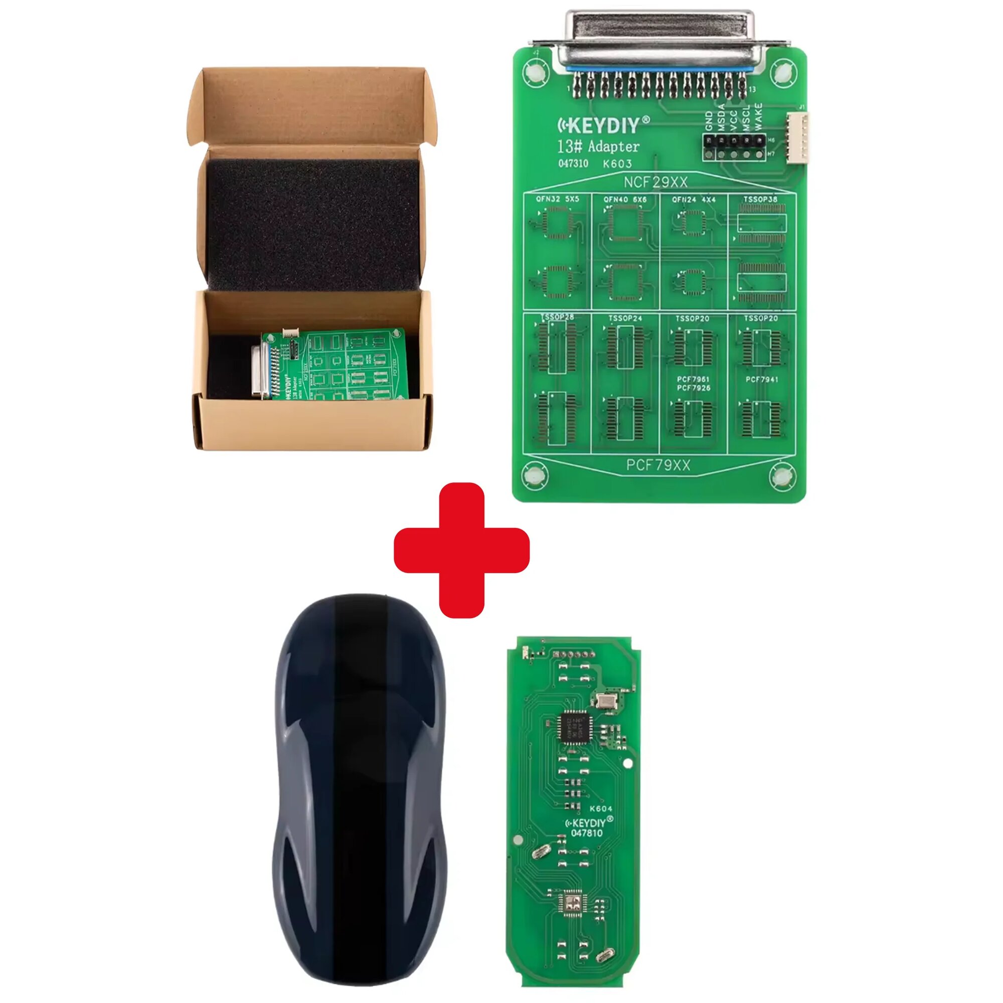 KEYDIY 13 # Адаптер для удаленного считывания чипов для смарт-ключей 5C&5D C29AX71, совместимый с NCF29A1, NCF29A2, NCF29A3, NCF29A4, NCF2953, NCF2954