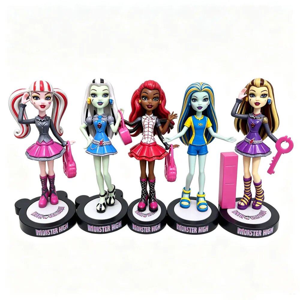 Фигурки Монстер Хай 5 шт. коллекционные фигурки Monster High для коллекции