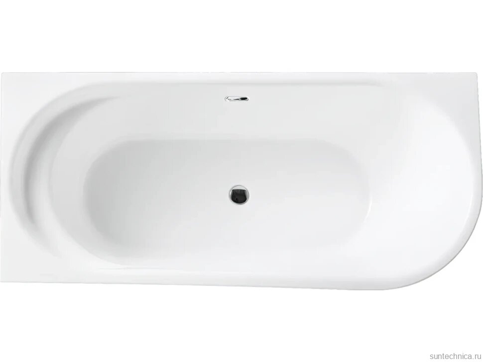 Акриловая ванна BelBagno BB410-1500-780-L без опоры 150x80 см, левая, пристенная, белая, со сливом-переливом, страна Италия, поверхность Глянцевая, цвет белый, форма прямоугольная, тип Акриловые ванны, гарантия 10 лет