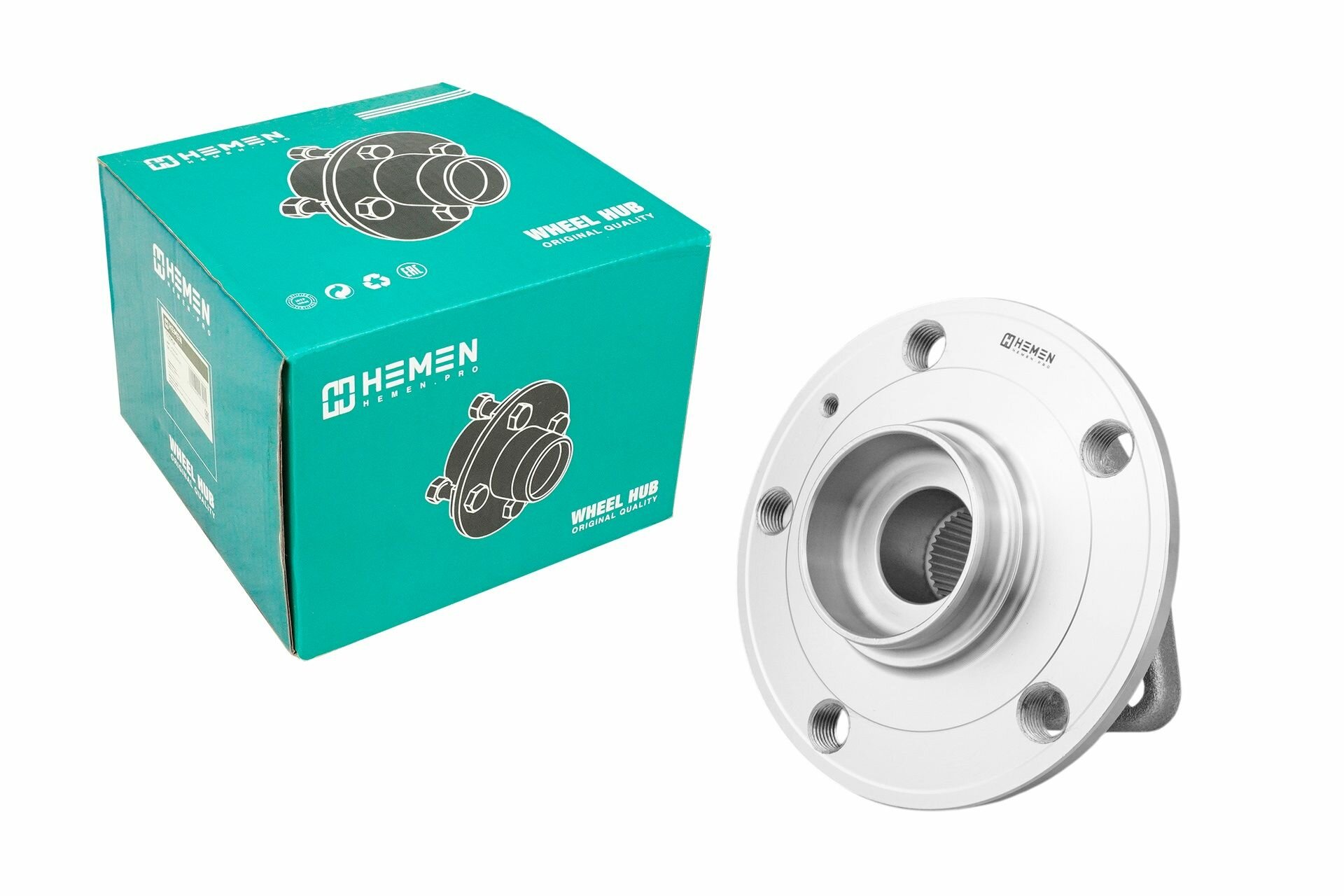Ступица передняя VW Golf 12-, Tiguan 16-, Skoda Octavia 12-, Karoq 17-, Kodiaq 16-, Audi A3 13-(HWH067)