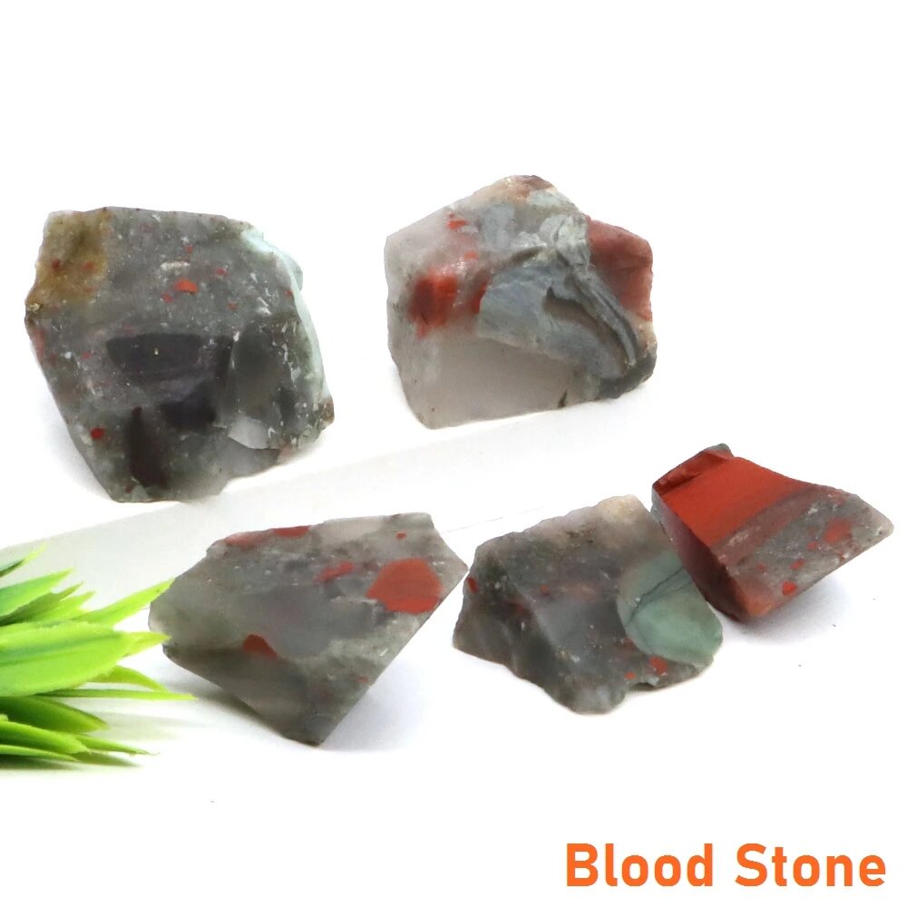 Камень Blood Stone, 500г, для декора аквариума