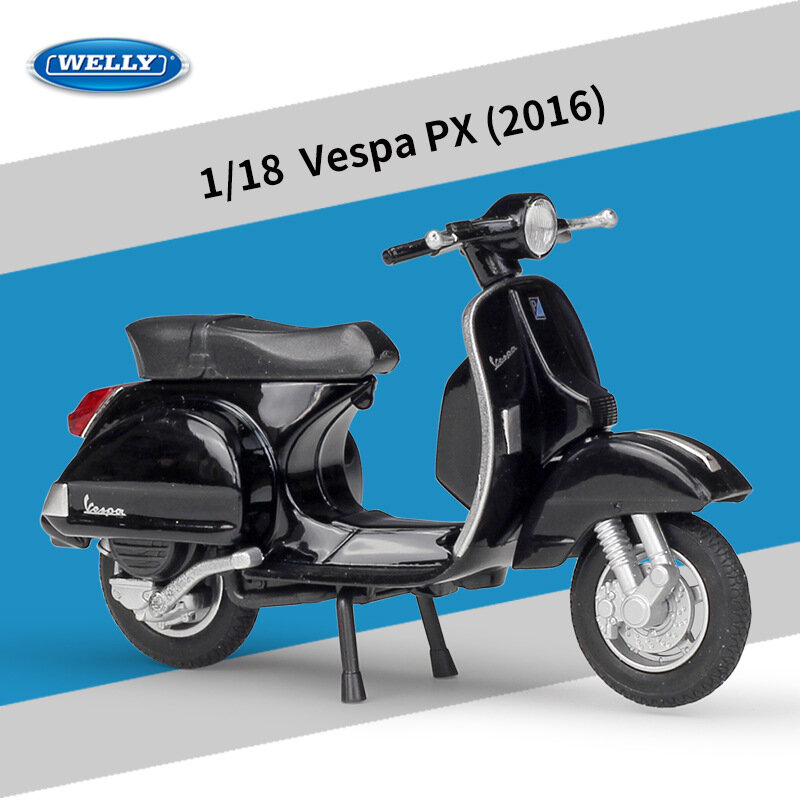 Самокат Вилли уэлли VESPA18, имитация локомотива, сплав, цвет 2016 PX black