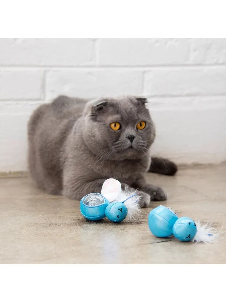 Игрушка Petstages для кошек "Светлячки" под лакомство, 2 шт в комплекте