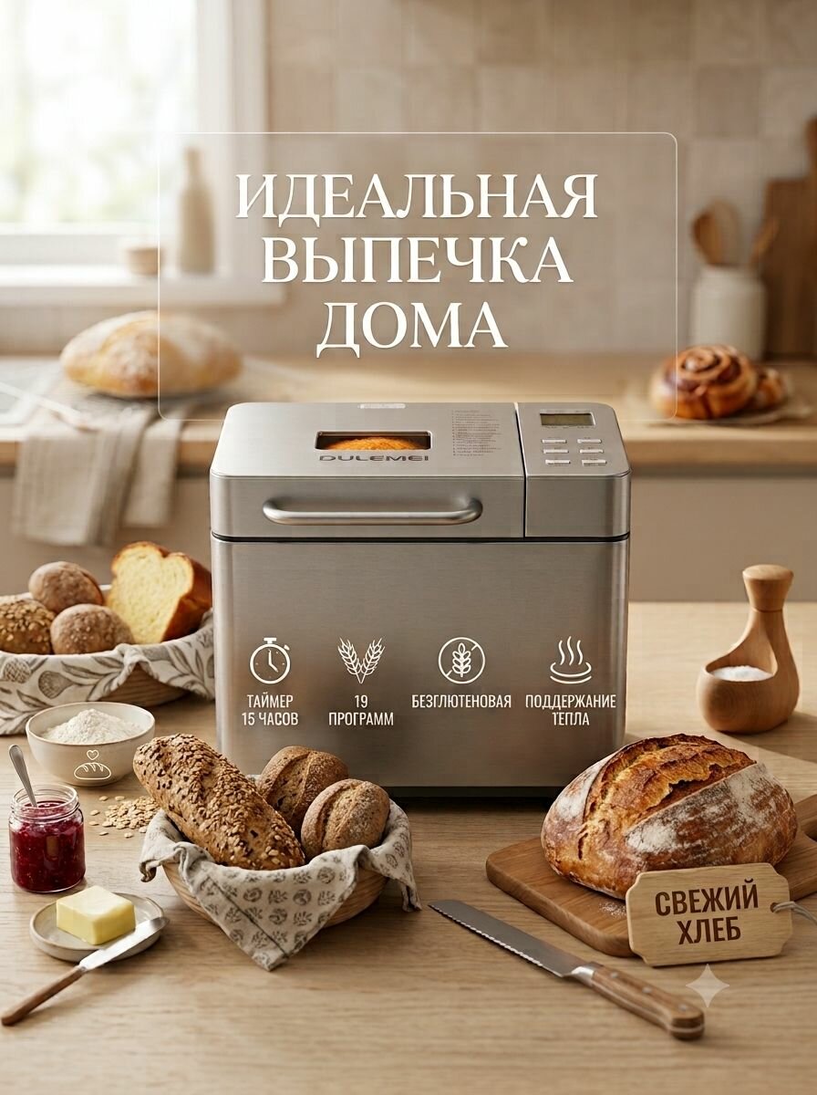 Хлебопечка OLM-MBJ003 — фото 1