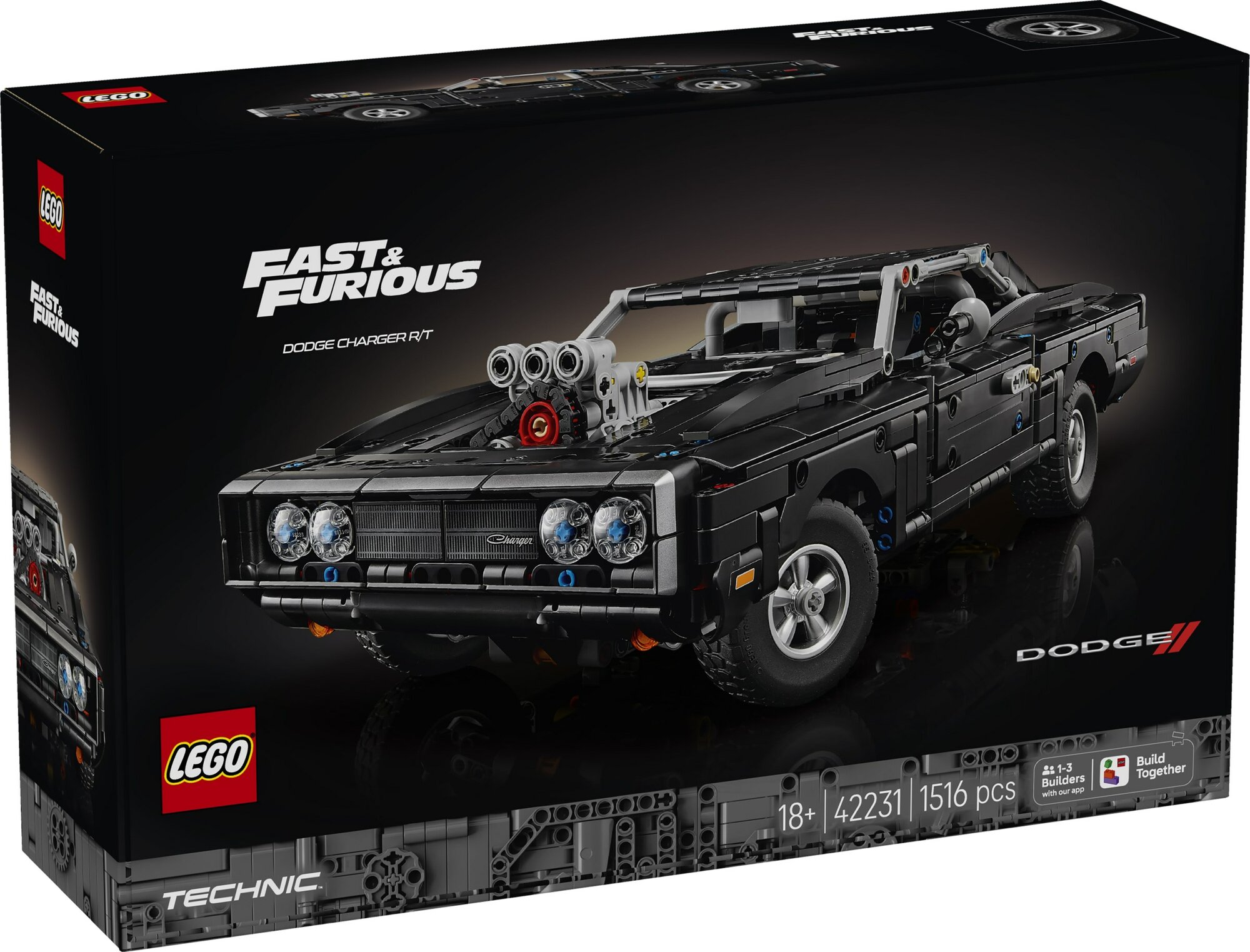 Конструктор LEGO Technic 42231 Dodge Charger RT, 1516 детали, от 18 лет