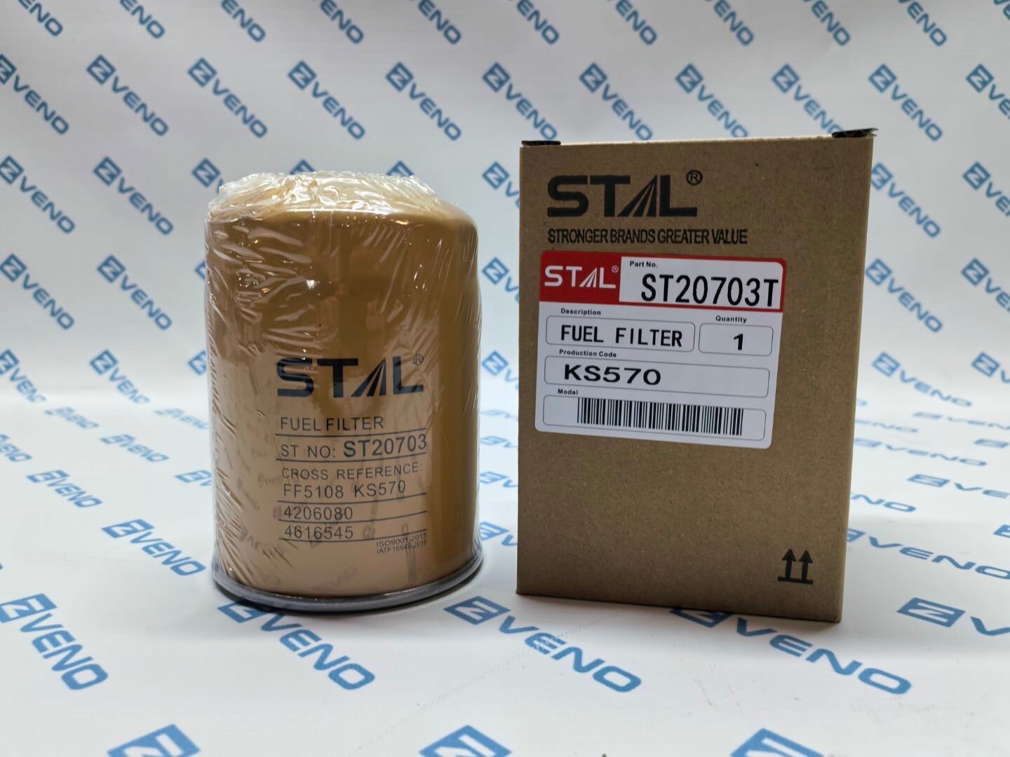 Фильтр топливный STAL ST20703T (FF5108; 4206080; 4616545; 4178800; 76613940; 02/800001)