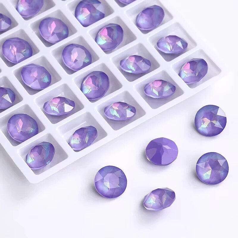 Фиолетовые стразы 8 мм, Lavender JM