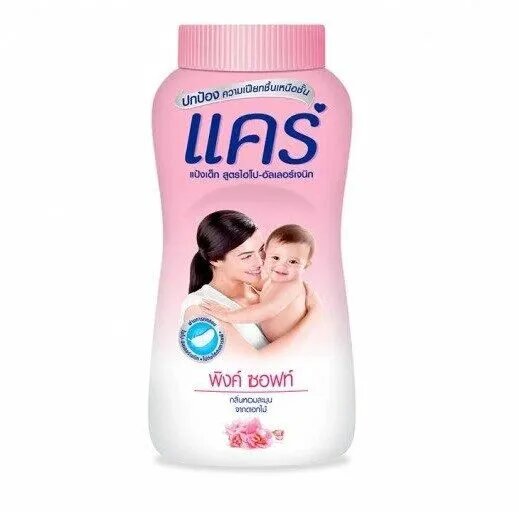 Care Baby Детская гипоаллергенная присыпка-тальк с ароматом розы, 50гр