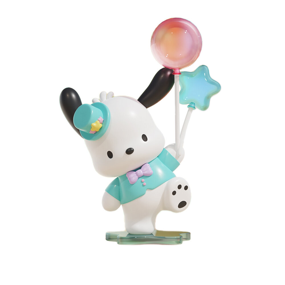 Фигурки унисекс Wolf Bowang x Sanrio Pochacco Веселые праздничные фигурки, Party Balloons