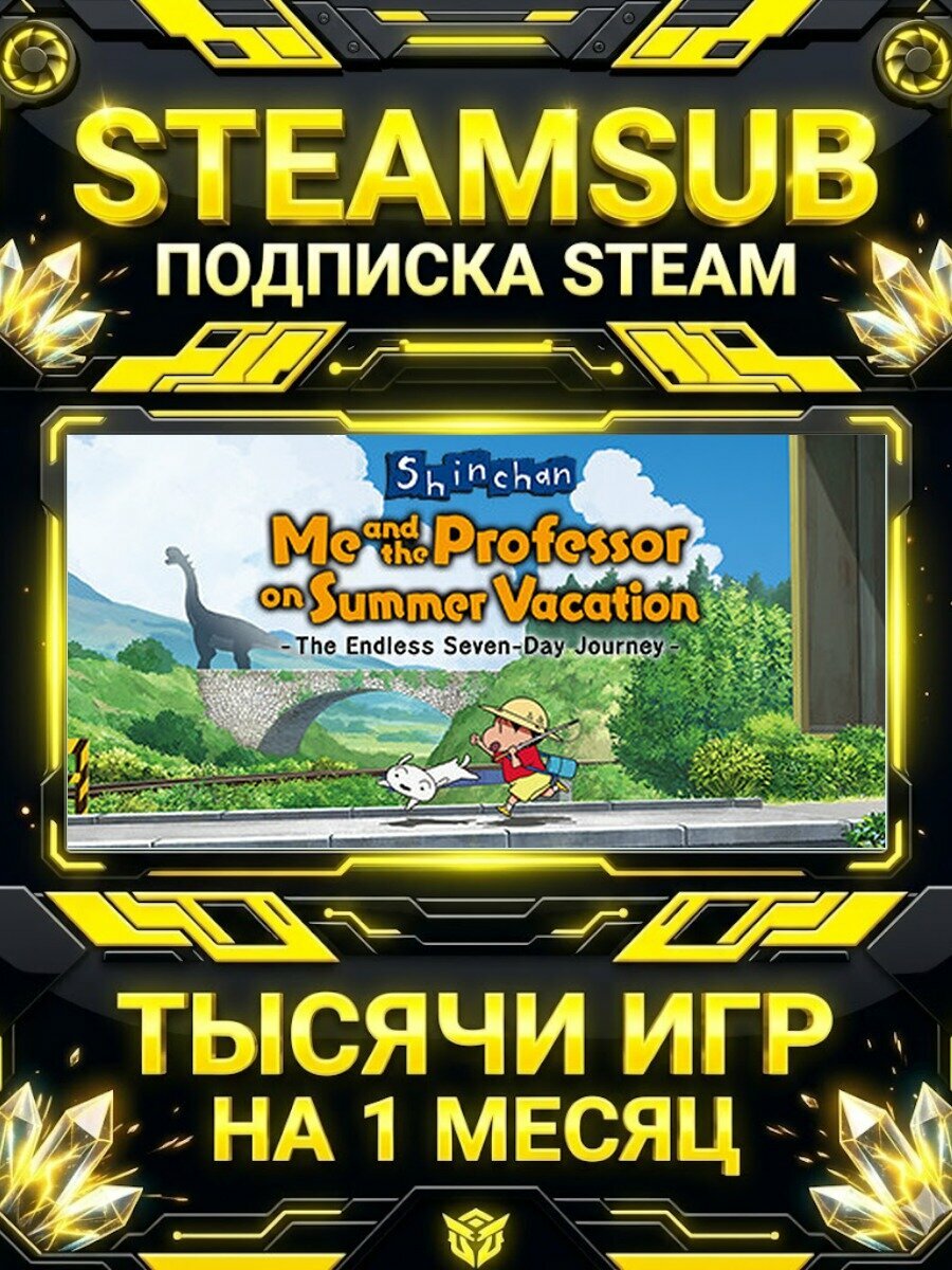 Shin chan: Me and the Professor on Summer Vacation The Endless Seven-Day Journey — подписка Steam на месяц, 7000+ игр на аккаунтах для ПК (РФ + СНГ)