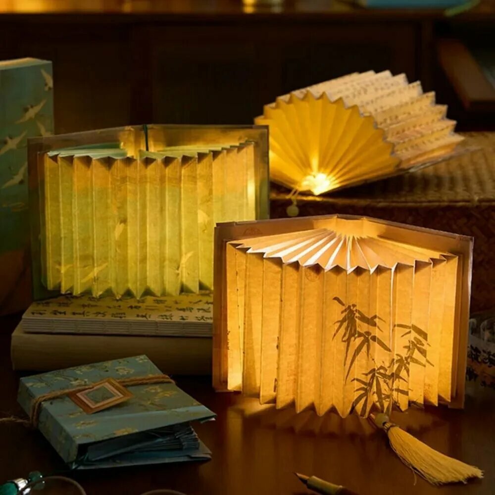 DIY книга лампы — фото 1