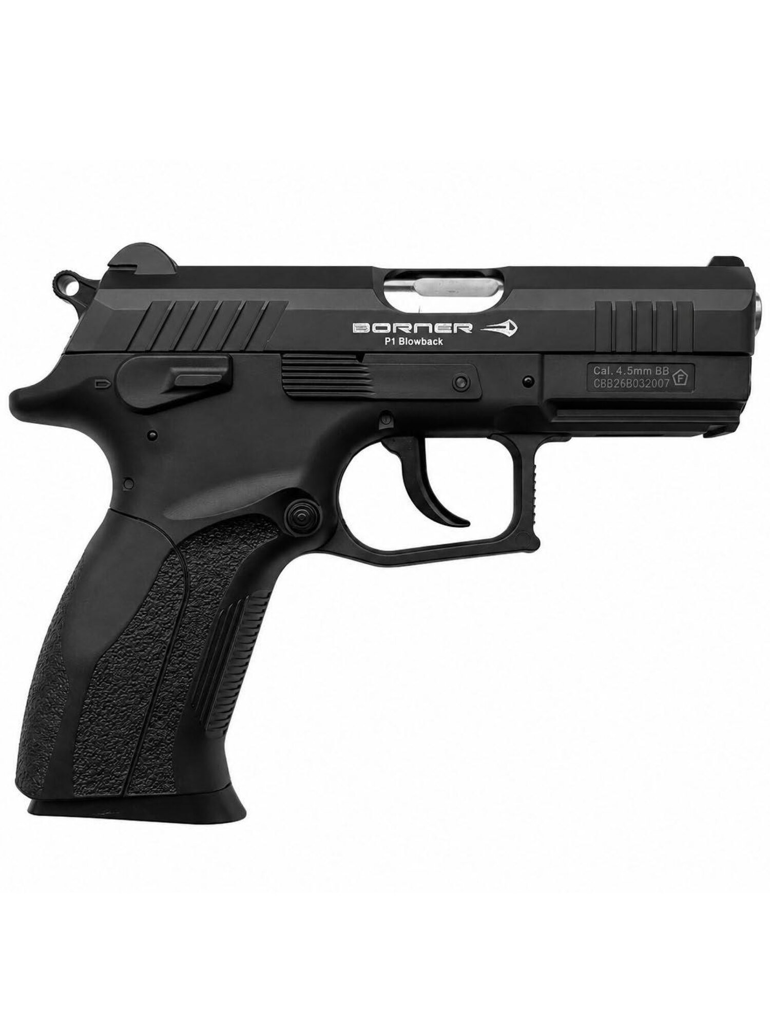 Пневматический пистолет Borner P1 Blowback (металл)