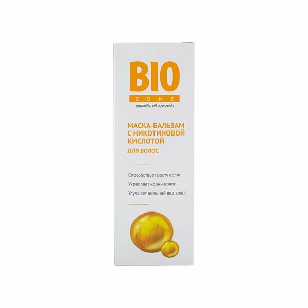 Маска-бальзам для роста волос никотиновая BioZone/БиоЗон 150мл