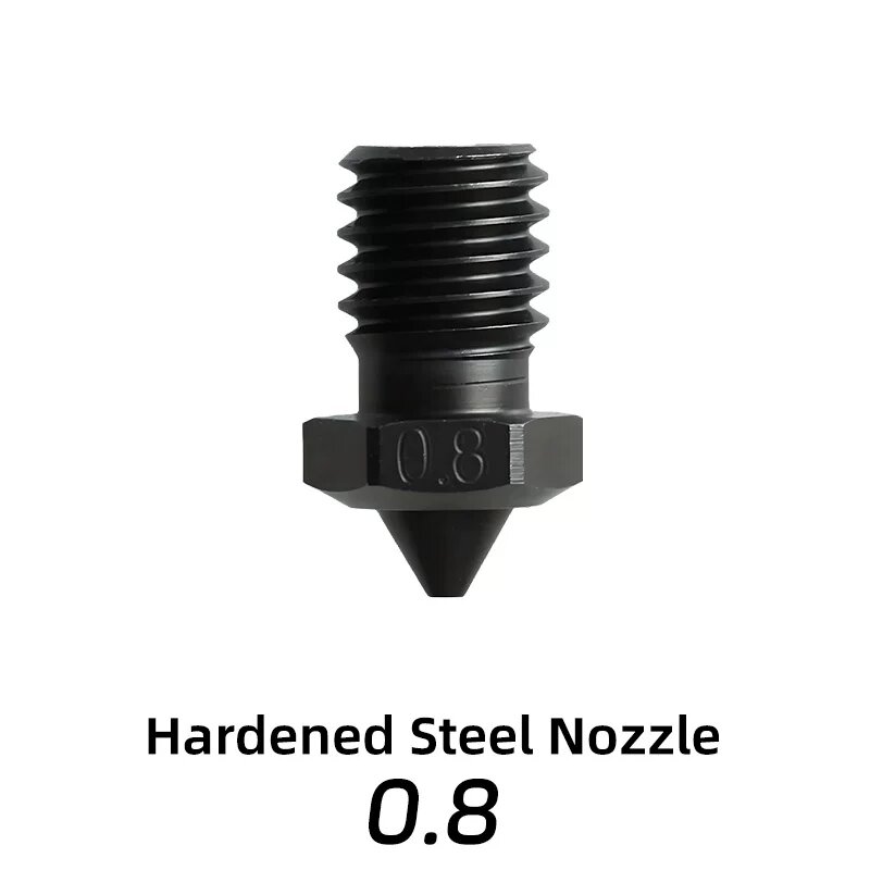 Высококачественное износостойкое сопло Sharp NF 2.85MM V6 из закаленной стали, аксессуары для 3D-печати E3D 0.8 мм