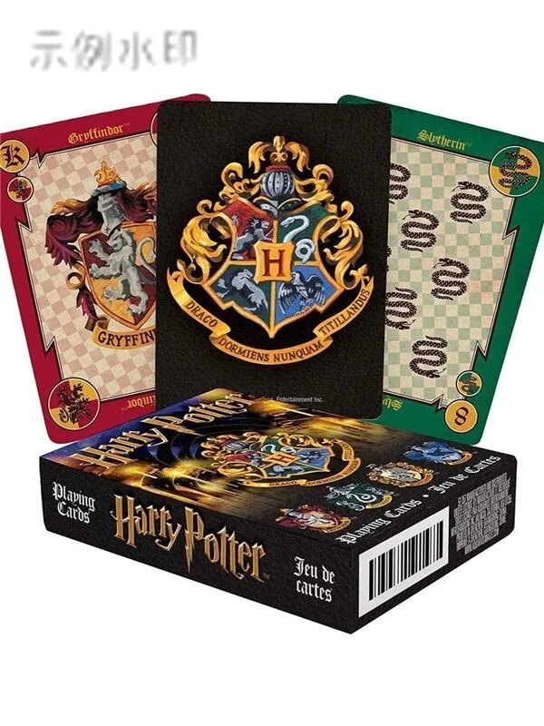 Harry Potter Карты настольной игры Значок школы Покер