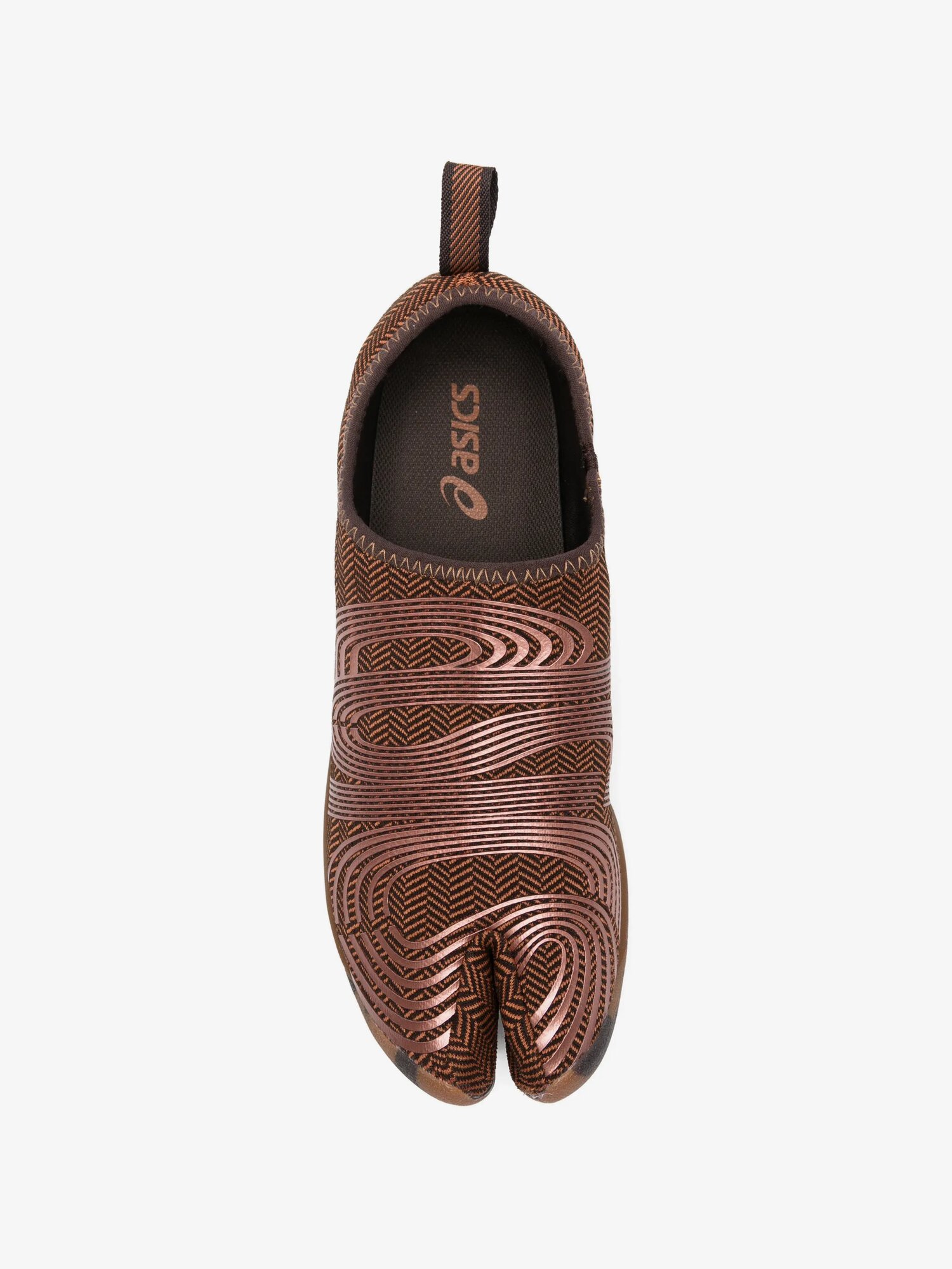 Кроссовки ASICS Lyasa FF, размер 9 US, коричневый/серый/оранжевый — фото 1