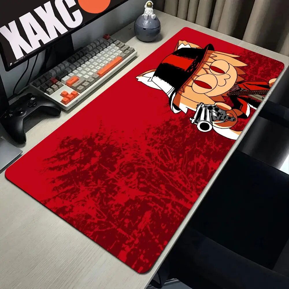 Neco-arc резиновый коврик для мыши XXL Красный, 700x300x2mm, BLACK-2