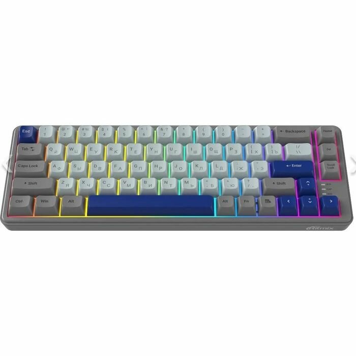 Ritmix RKB-568BL blue Клавиатура игровая