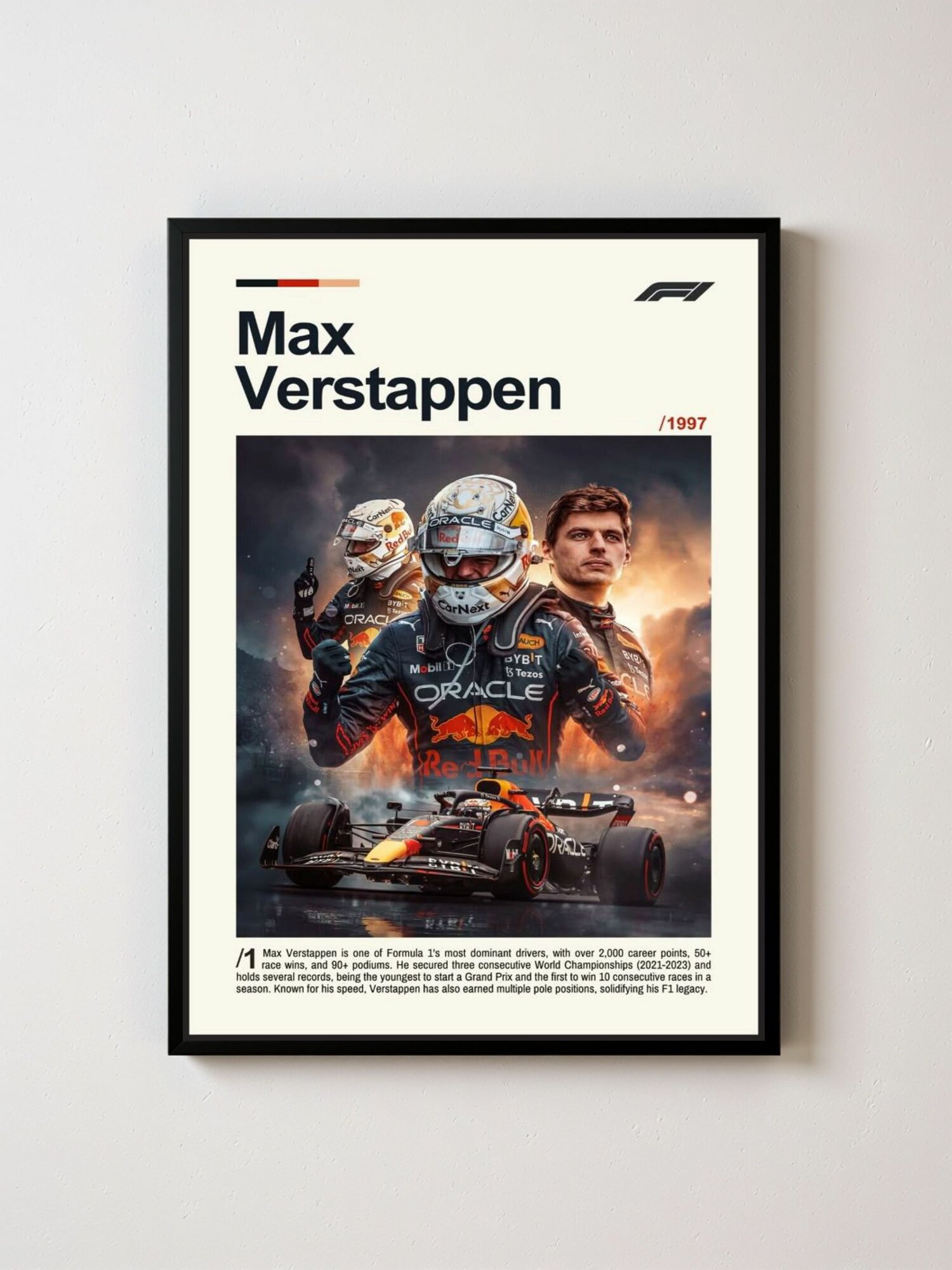 Постер А3- Max Verstappen — фото 1