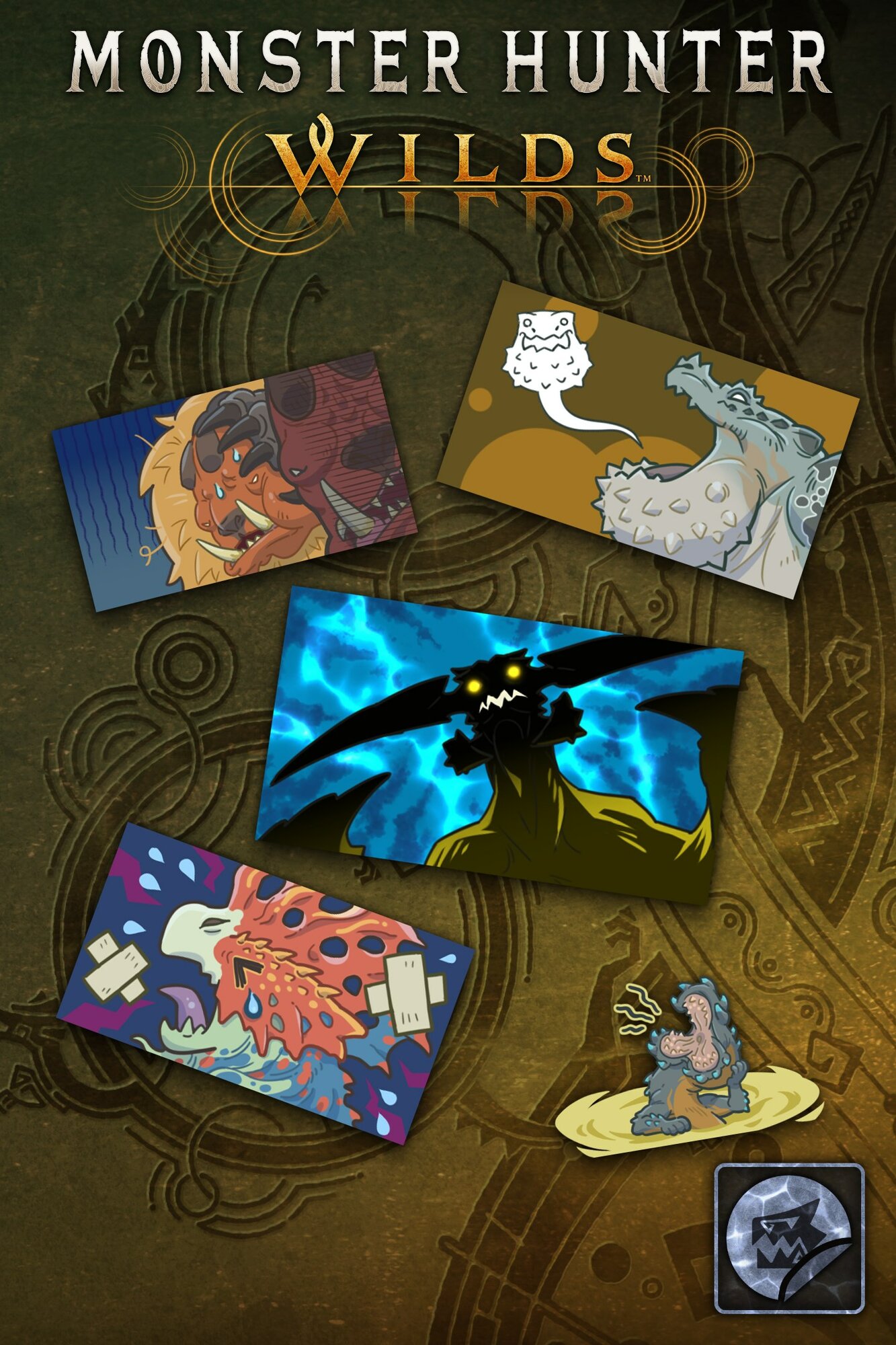 Дополнение Sticker Set: Monsters of the Windward Plains — Xbox Series X|S