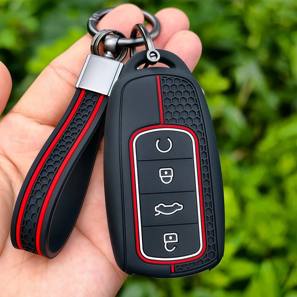 Чехол для ключа Chery Tenet T4 T7 Tiggo 4 7 с брелоком
