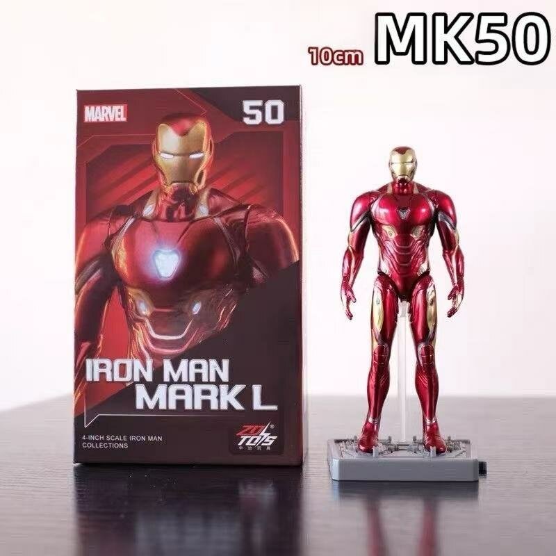 Фигурка премиум Marvel MARK50 Железный Человек （10 см） Disney， Marvel，ZD TOYS