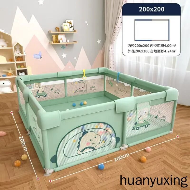 Манеж детский игровой большой 200 на 200, Размер: 200x200x64 см.(Цвет хаки, манеж детский игровой большой 200 на 200)
