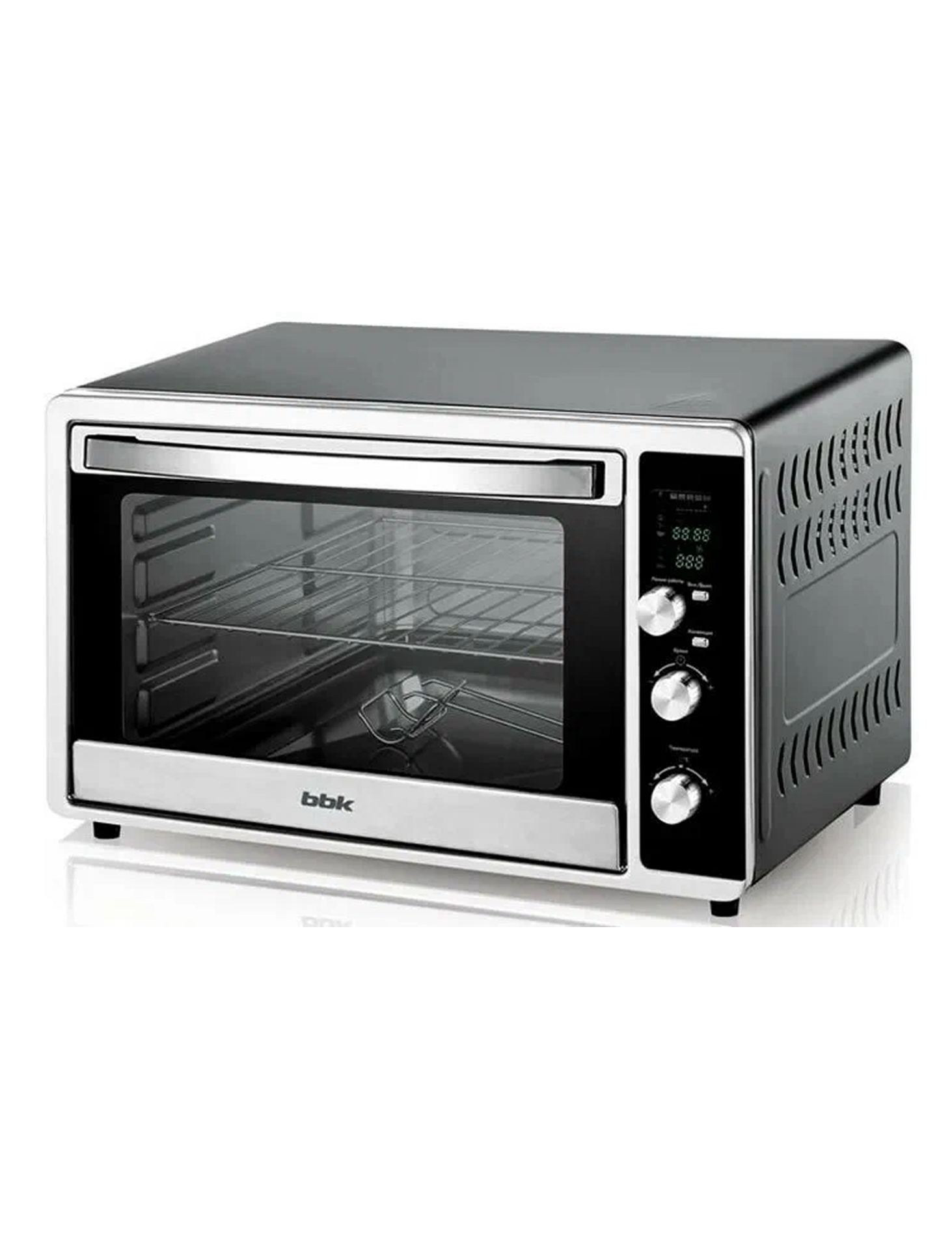 Электрическая печь BBK OE3073DC, мощность 1500 Вт, 30 л, черный