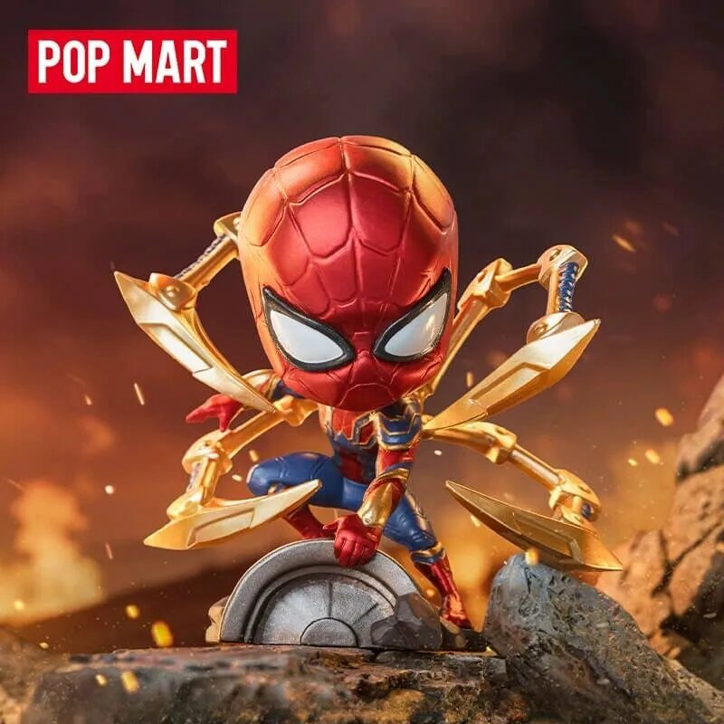 POP MART Марвел Серия Слепая коробка, фигурка героя, таинственный подарок