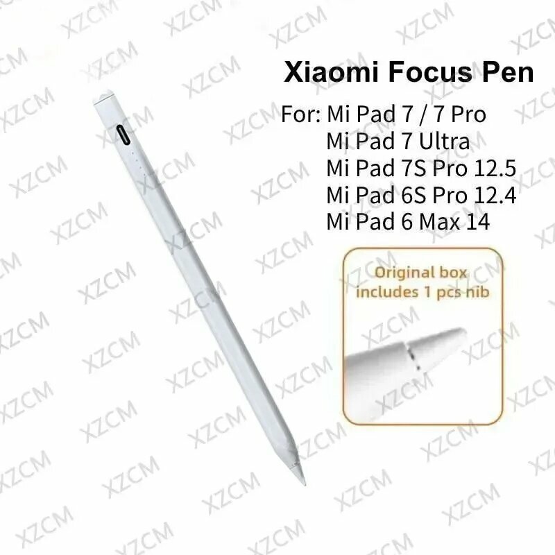 Xiaomi Pad 7/7 Pro Планшет Xiaomi Focus для Mi Pad 6S Pro 12,4 "Сенсорный экран Карандаш для рисования Скриншот Ipad Стилус