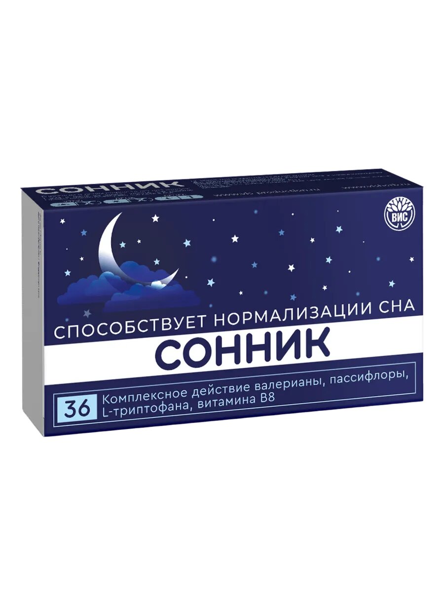 Сонник / Sonnik капсулы по 0,3 г 36 шт