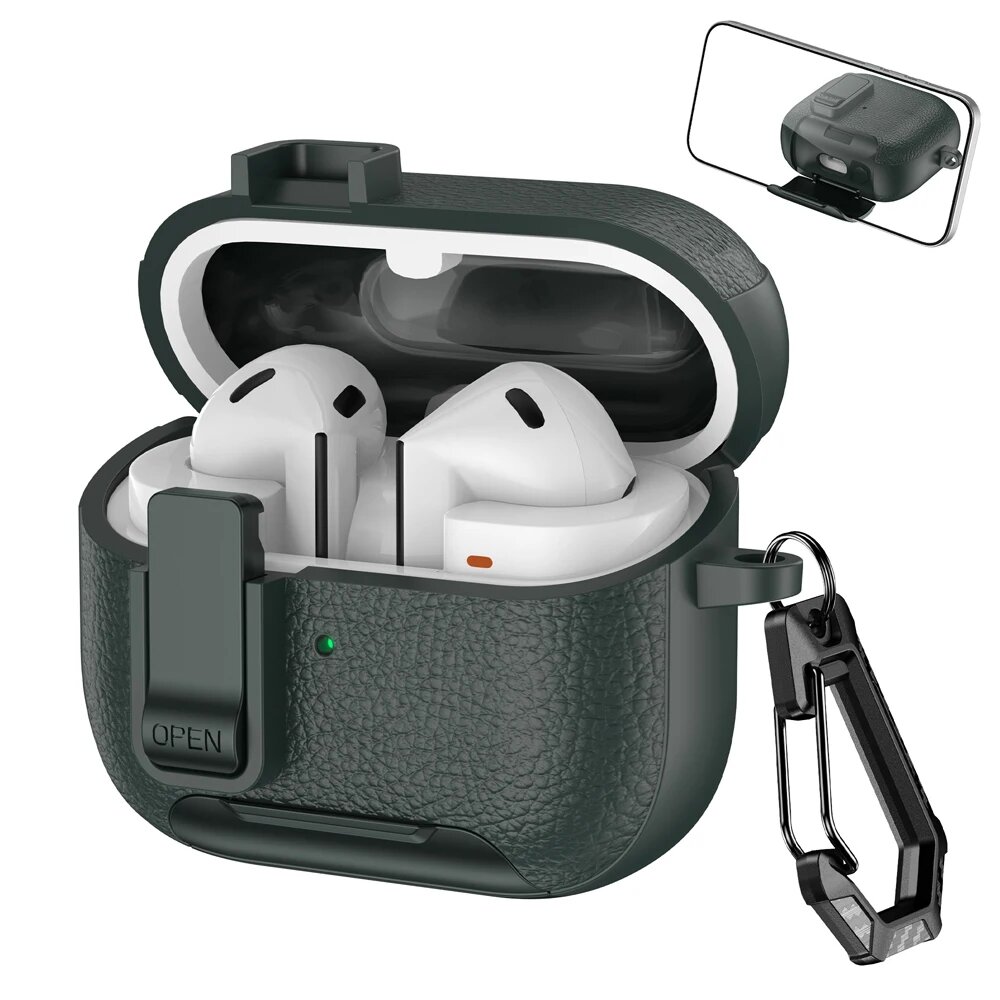 Чехол для Samsung Galaxy Buds 3 FE/Pro XhaoR Серый, For Galaxy Buds3 FE, Green