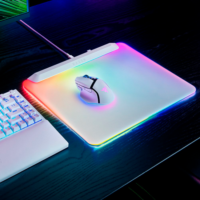 Razer RZ02-04920200-R3M1 Игровой коврик для мыши Firefly V2 Pro - White/ Razer Firefly V2 Pro - White - Hard Surface Mo — фото 1
