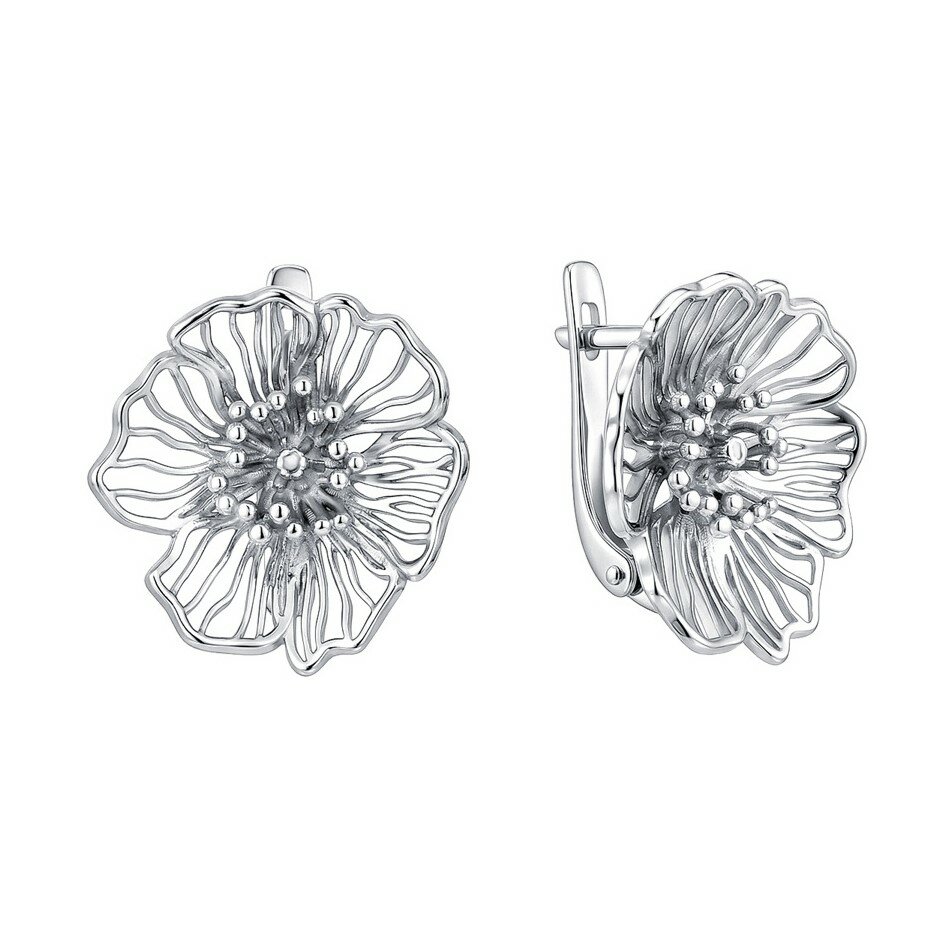Серьги, серебро, 925 проба