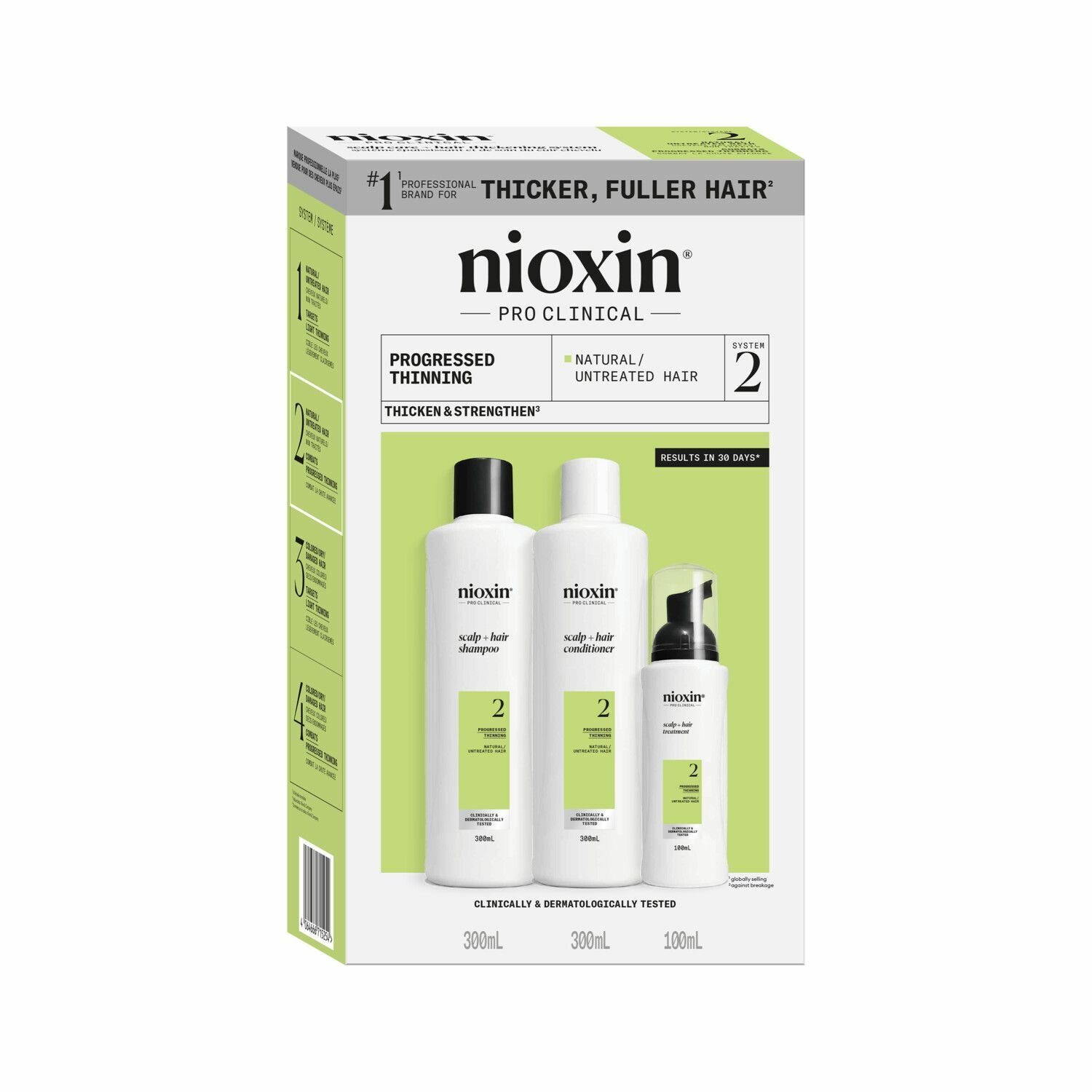 Nioxin System 2 Kit XXL - Набор (Система 2) 300 мл+300 мл+100 мл