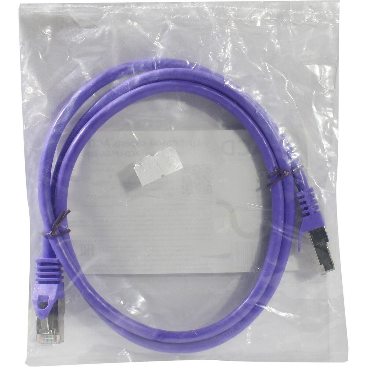 ACD ACD-LPS6A-10P Patch Cord SSTP кат.6a, 1м, фиолетовый — фото 1