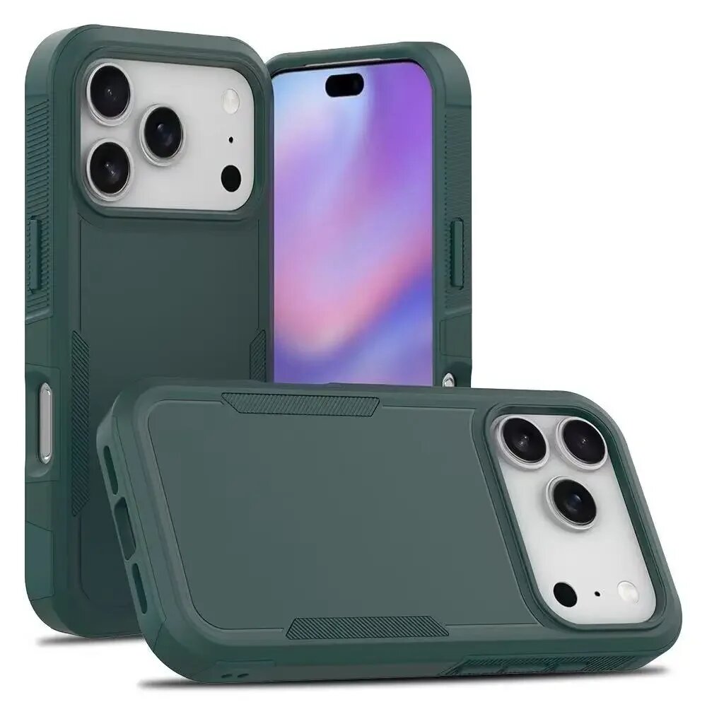 Зеленый чехол для iPhone 14 Pro Max, противоударный
