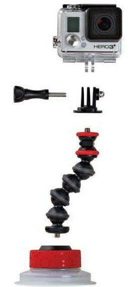 Шарнирный держатель с присоской Joby Suction Cup & GorillaPod Arm
