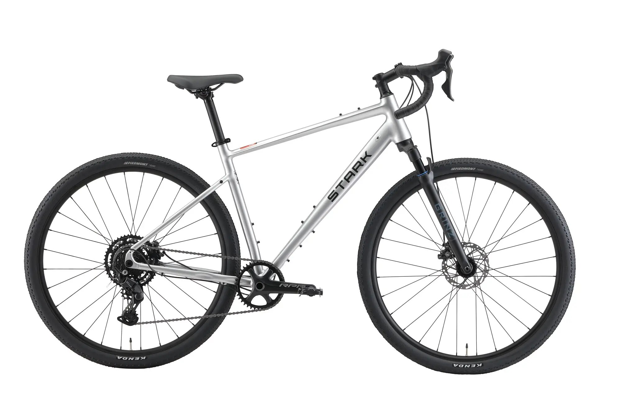 Велосипед Stark Air Terra 4 2027 серебристый/серый 20" L