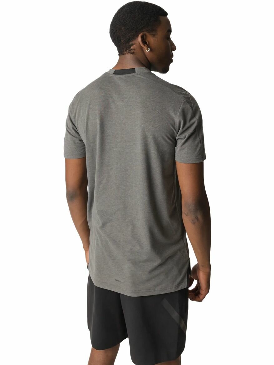 Футболка спортивная adidas Designed for Training Workout Tee, размер S, серый — фото 1