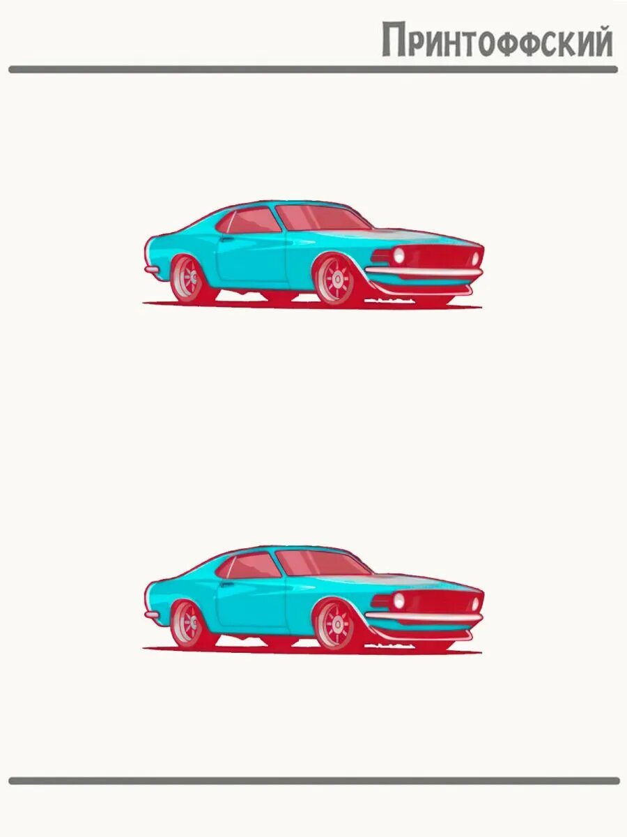 2-е (Две) Термонаклейки авто мустанг mustang