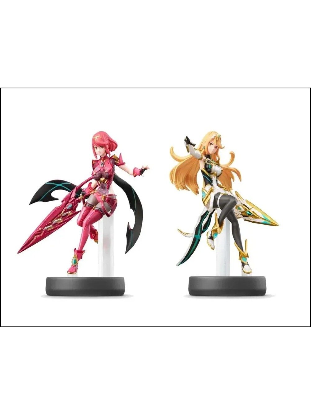 Фигурки Пира и Митра из Xenoblade Super Smash Bros. Collection, высота 10 см, внутриигровые