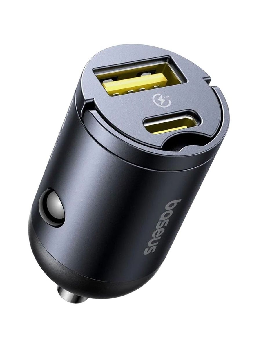 Автомобильная зарядка Baseus Tiny Star Mini 30W; USB + Type-C