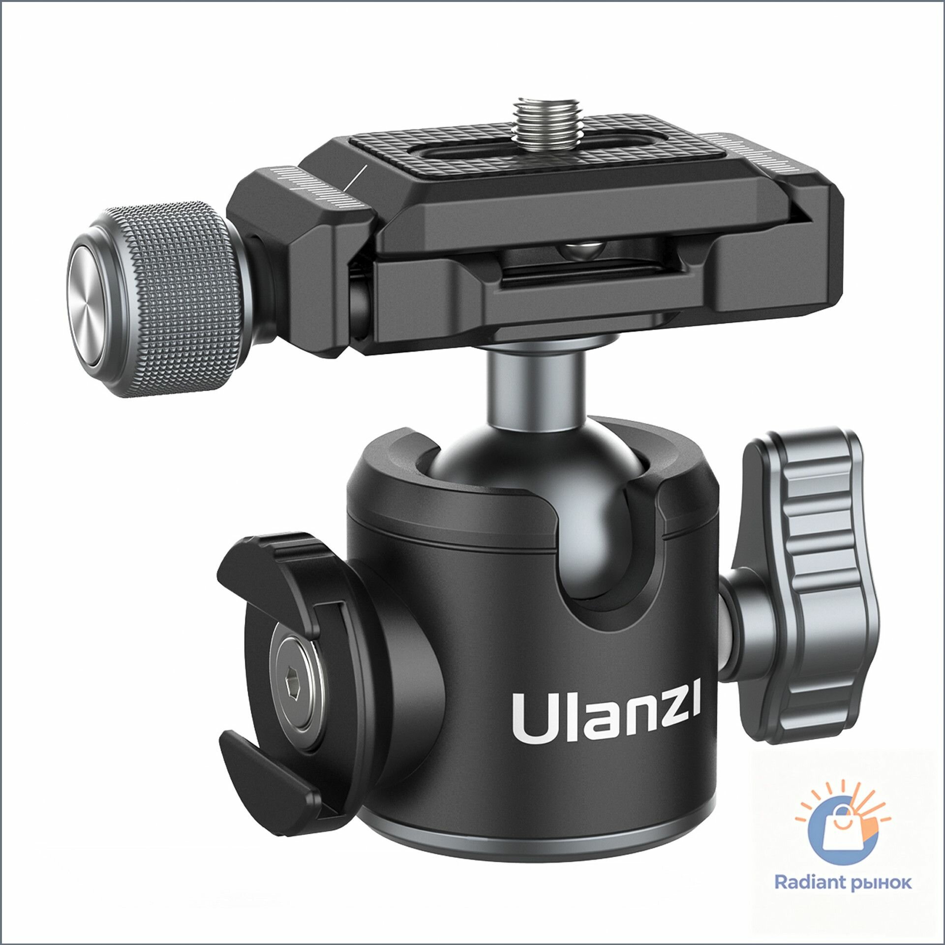 Ulanzi U-80L Arca Swiss с шаровой головкой для холодного башмака с быстросъемной