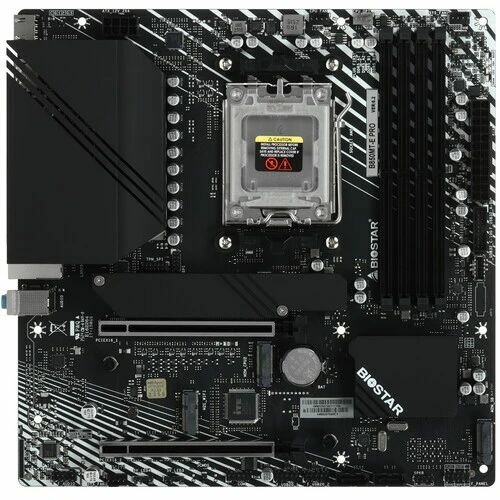 Материнская плата Biostar B850MT-E PRO - AM5, AMD B850, 4xDDR5-5600 МГц, 1xPCI-Ex16, 3xM.2, Micro-ATX