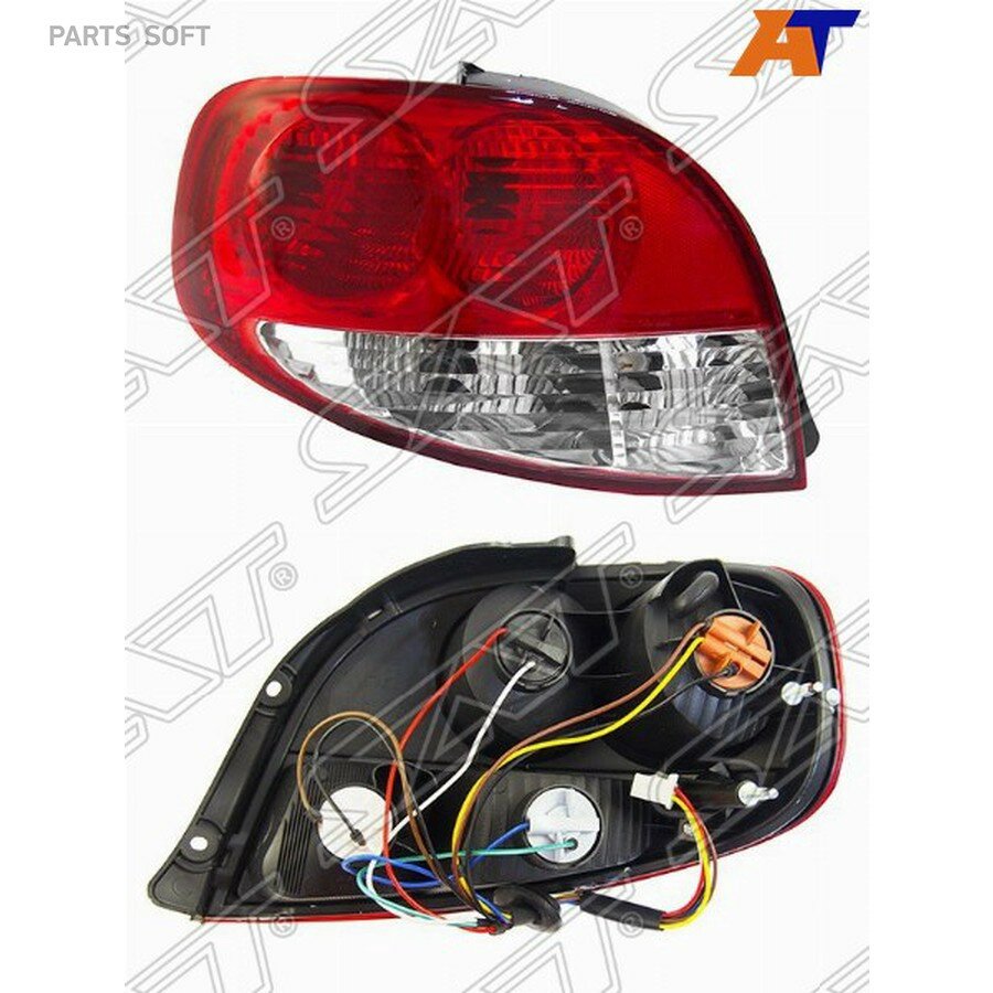 Фонарь задний Daewoo Matiz 00-15 (Слева) от официального дистрибьютора, SAT, артикул ST2221906NL