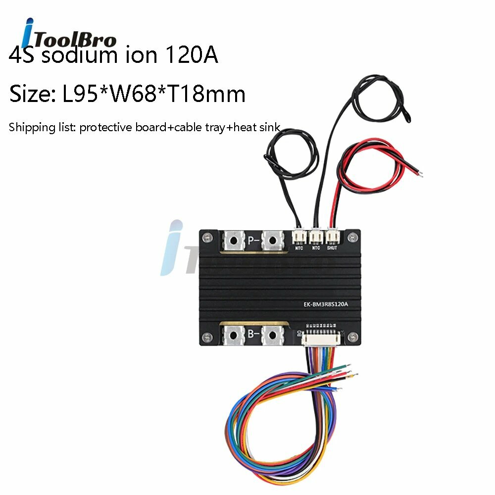 BMS плата защиты 4S Sodium-ion 120A
